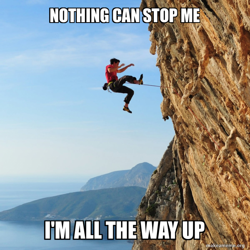 nothing can stop me i'm all the way up ...