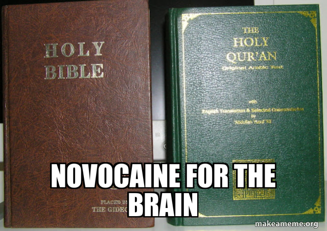 Novocaine for the brain Meme Generator