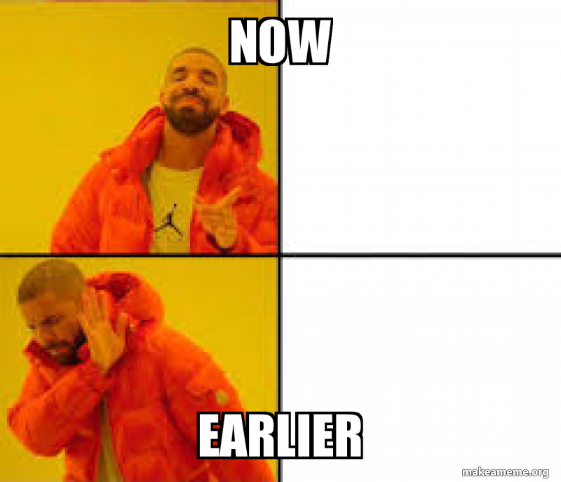 now earlier Meme Generator