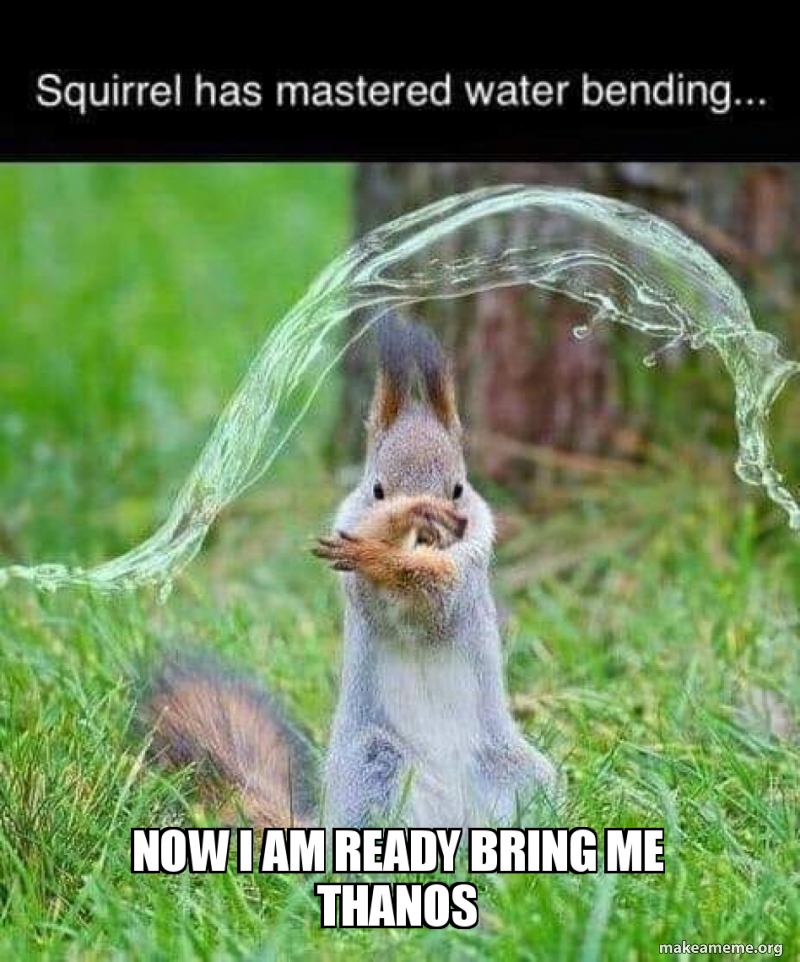 now i am ready bring me thanos Meme Generator