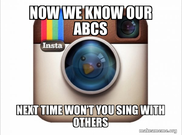 Now we know our ABCs Next time won’t you sing with others - Instagram ...
