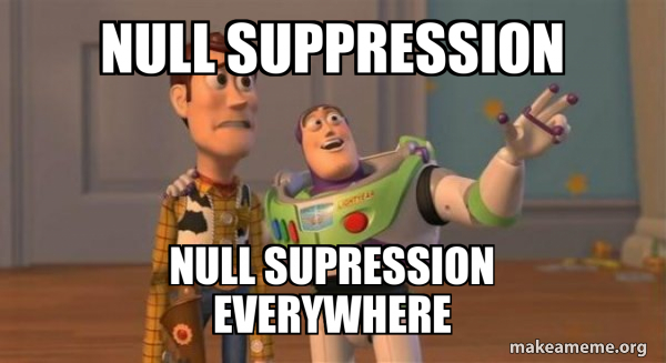 Null Suppression Null Supression Everywhere - Buzz and Woody (Toy Story ...