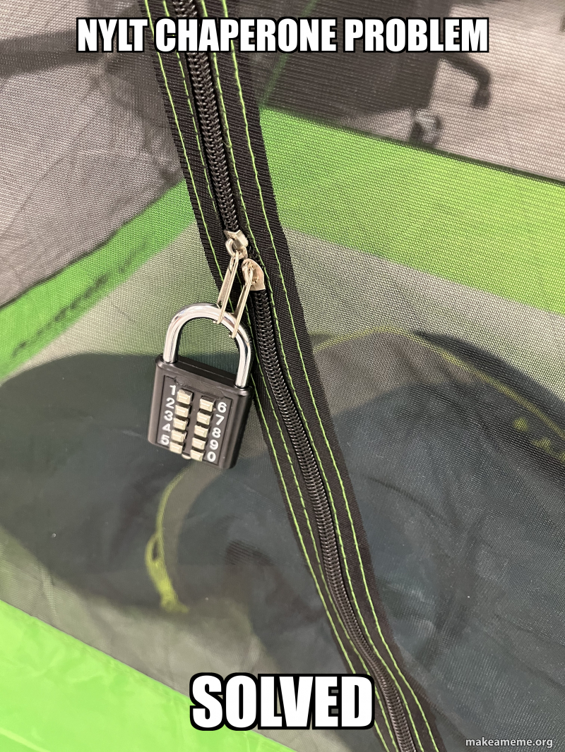 Nylt chaperone problem Solved Meme Generator