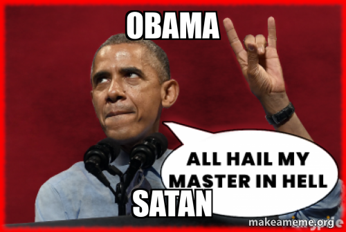 OBAMA SATAN Meme Generator