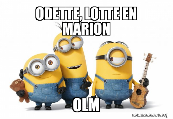 Odette, Lotte en Marion OLM - Minions Meme Generator