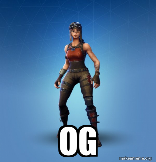 OG - Renegade Raider Fortnite Skin Meme Generator