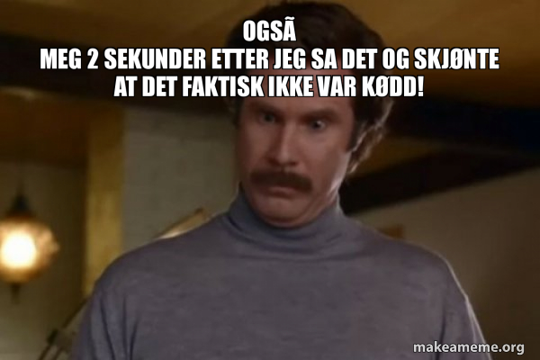 Var Ikke Meg Meme