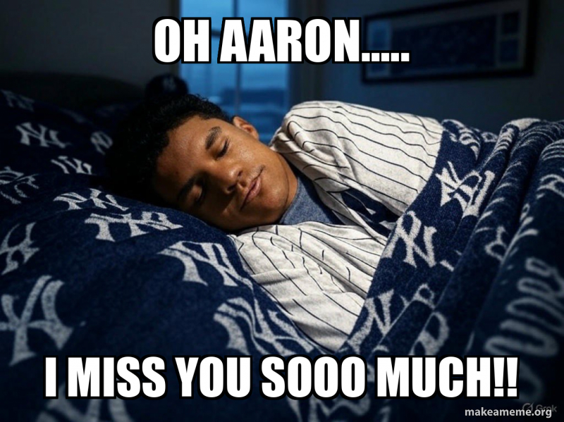 Oh aaron..... I miss you sooo much!! Meme Generator