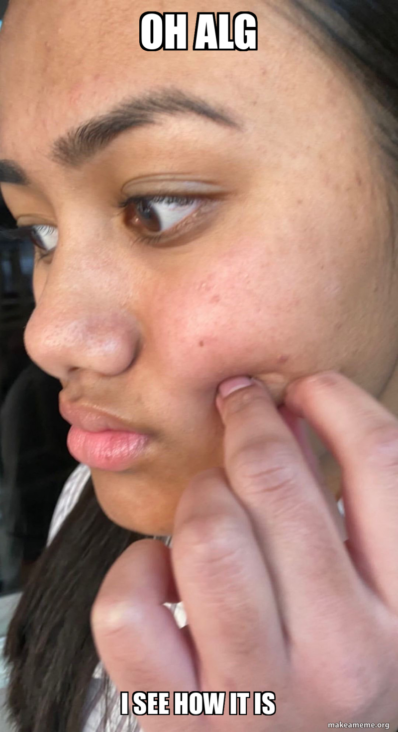 Oh alg I see how it is Meme Generator