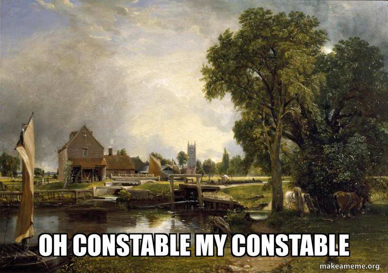 Oh constable my constable Meme Generator