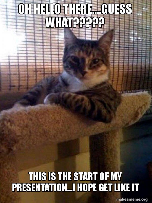 oh hello there....guess what????? this is the start of my presentation ...