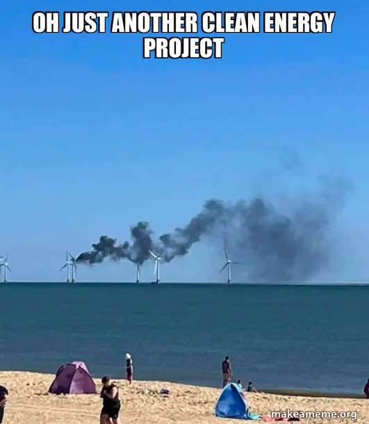 oh just another clean energy project Meme Generator
