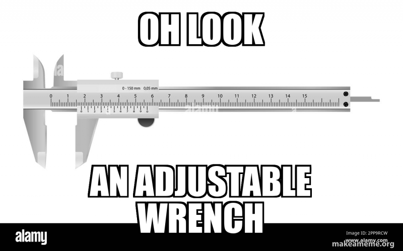 Oh look An adjustable wrench Meme Generator