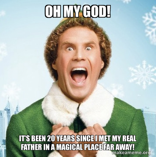 Oh my god! It’s been 20 years since I met my real father in a magical ...