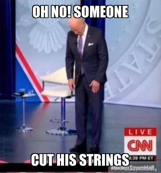 Oh No! Someone cut his strings Meme Generator