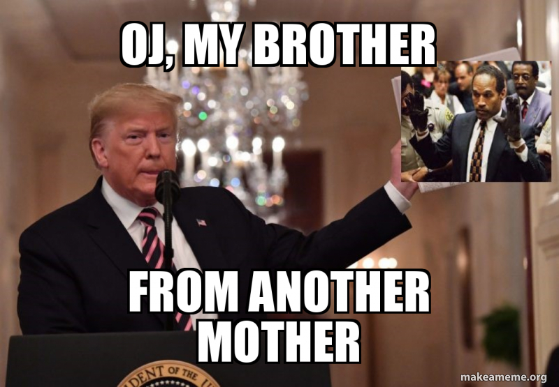 OJ, MY BROTHER FROM ANOTHER MOTHER Meme Generator