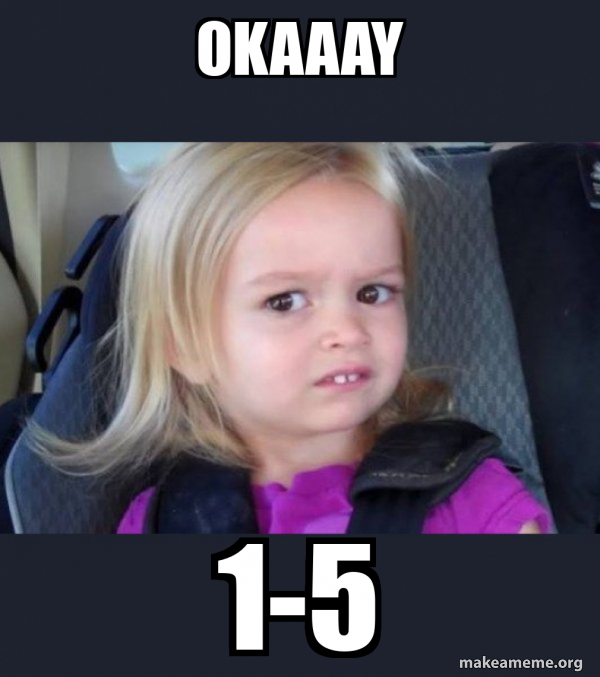 okaaay 1-5 - Side-Eyes Chloe Meme Generator