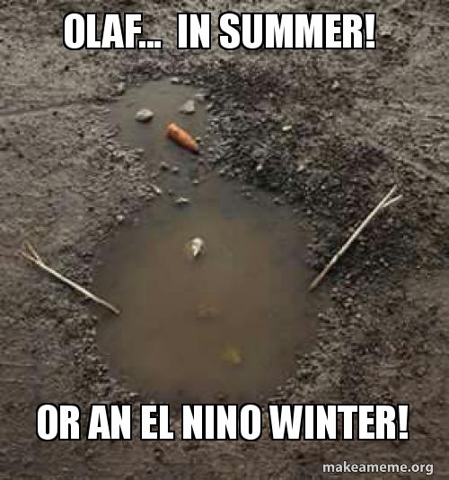 Olaf... In summer! Or an El Nino Winter! Meme Generator
