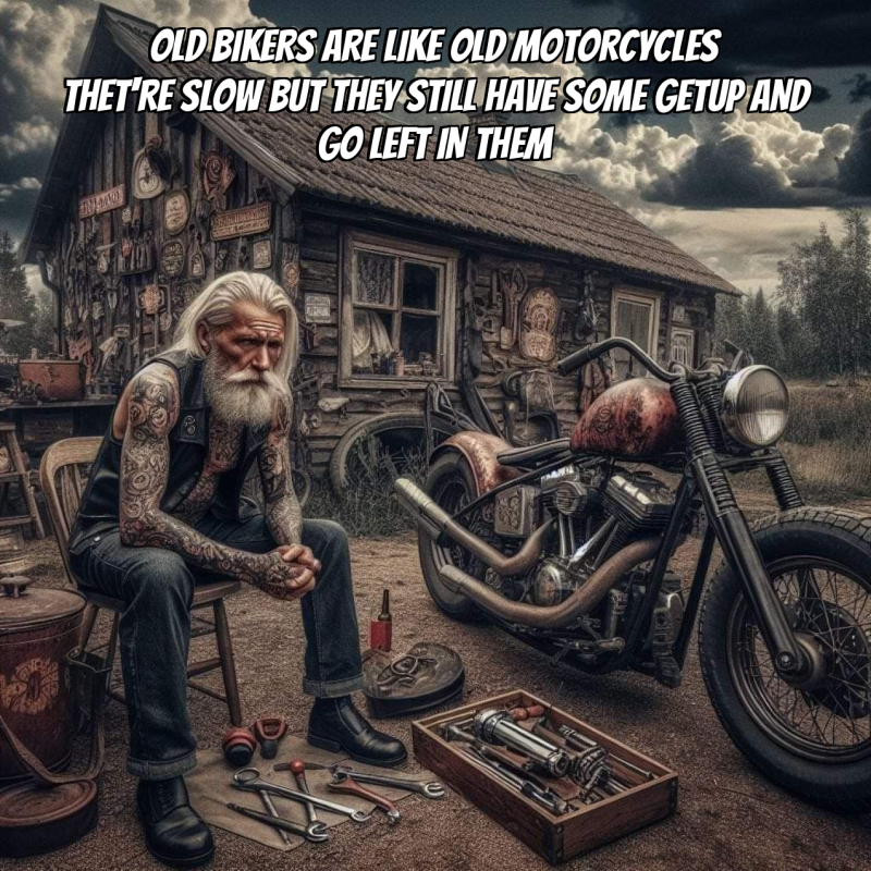 Old Skool Bikers Meme Old School Tattoo Stickers | Motorcycle Helmet