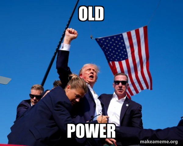 old power - Trump Fist Meme Generator