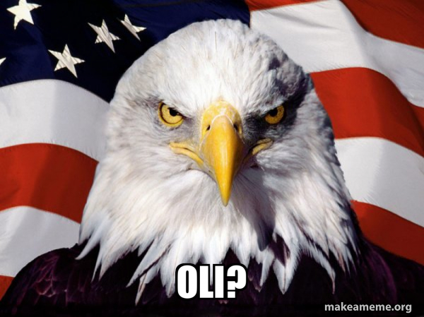 oli? - American Pride Eagle Meme Generator