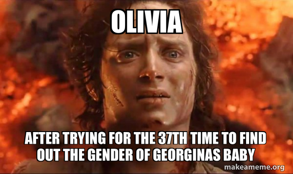 Olivia After trying for the 37th time to find out the gender of ...