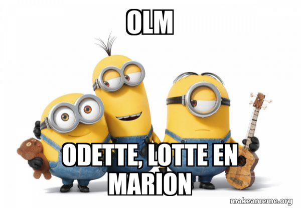 OLM Odette, Lotte en Marion - Minions Meme Generator