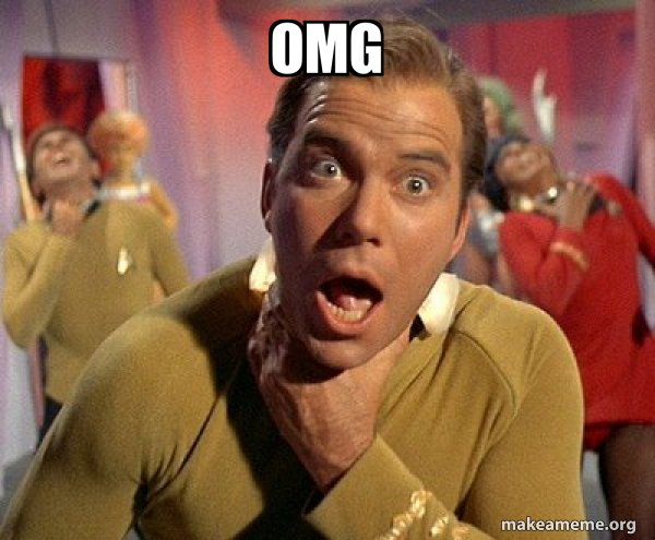 omg - Captain Kirk Choking Meme Generator