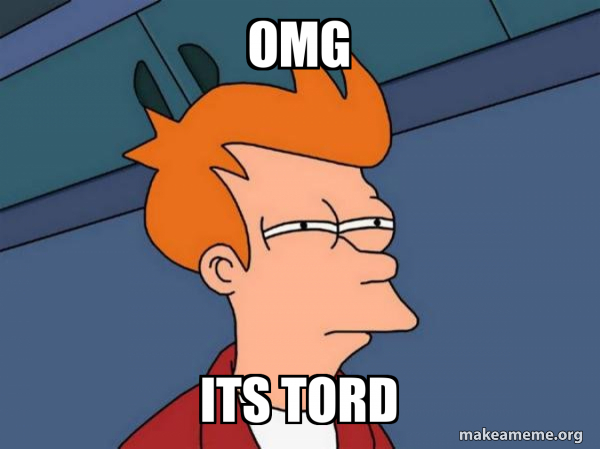 OMG ITS TORD - Futurama Fry Meme Generator