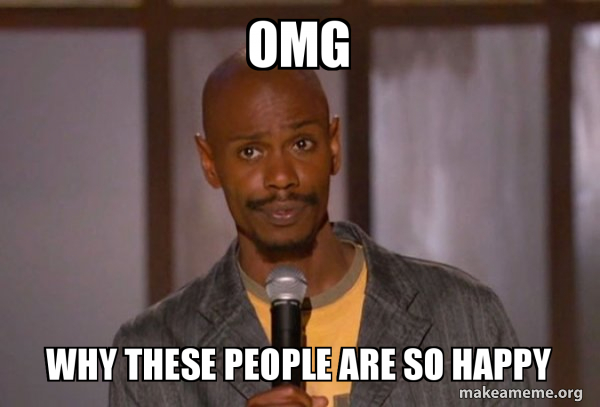Overly Happy Meme