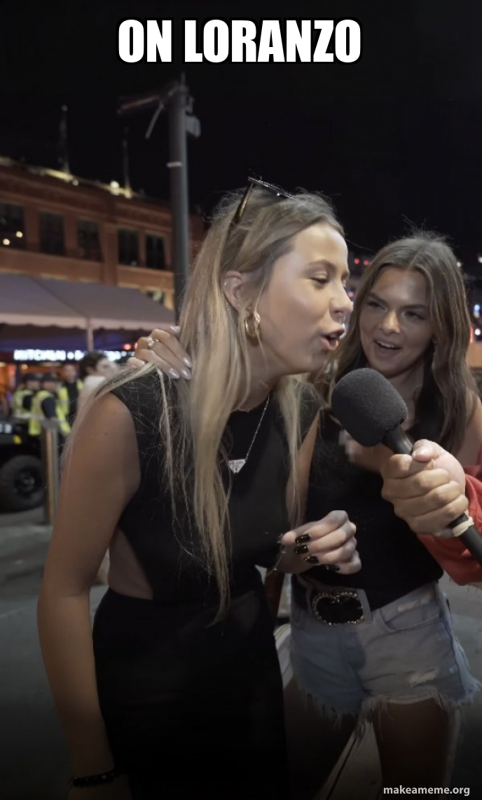 On loranzo - Hawk Tuah Meme Generator