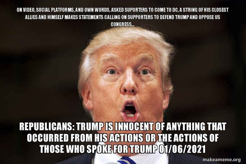 on video, social platforms, and own words, asked suporters to come to ...