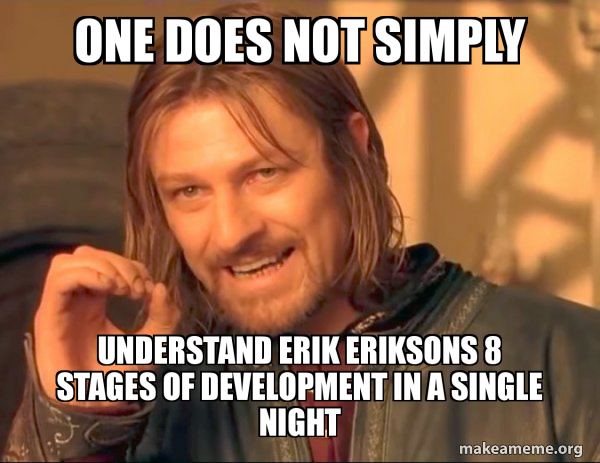 One does not simply understand Erik Eriksons 8 stages of development in ...