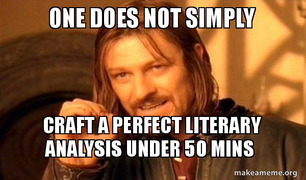 Literary Analysis Memes