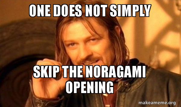 One does not simply Skip the Noragami Opening - One Does Not Simply ...