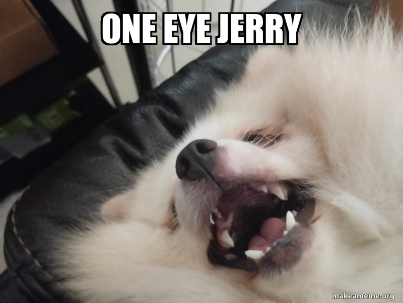one eye jerry Meme Generator