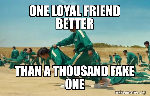 One loyal friend better than a thousand fake one - Squid Game Ali ...