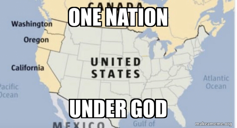One nation Under god Meme Generator