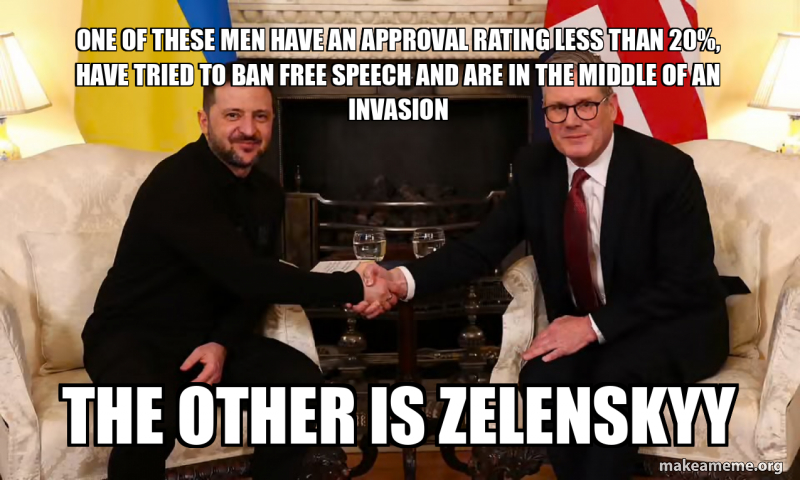 One of these men have an approval rating less than 20%, have tried to ...