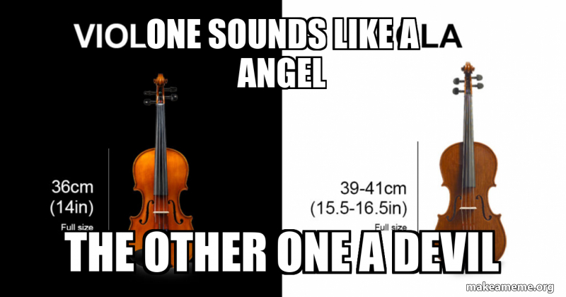 one sounds like a angel the other one a devil - wqew Meme Generator