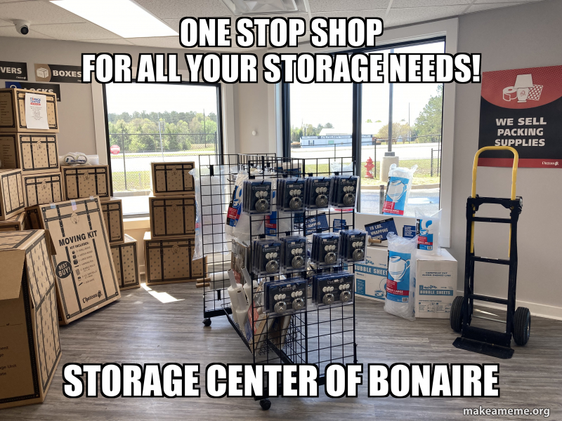 One stop shop for all your storage needs! storage center of bonaire ...