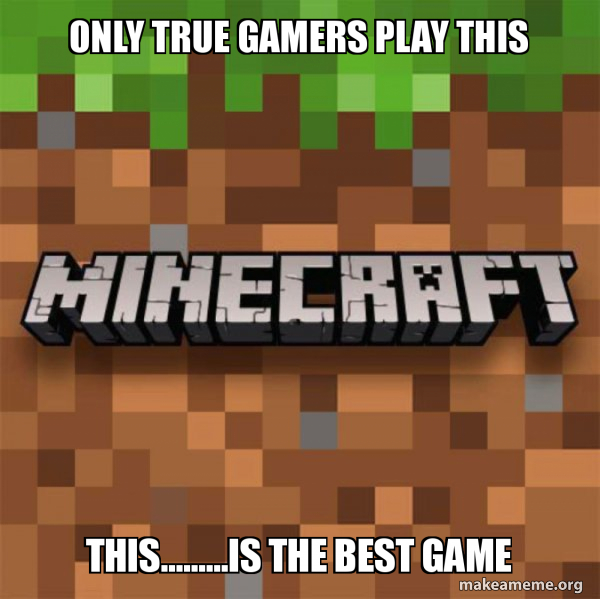 True Gamer Memes Minecraft Memes & GIFs Imgflip