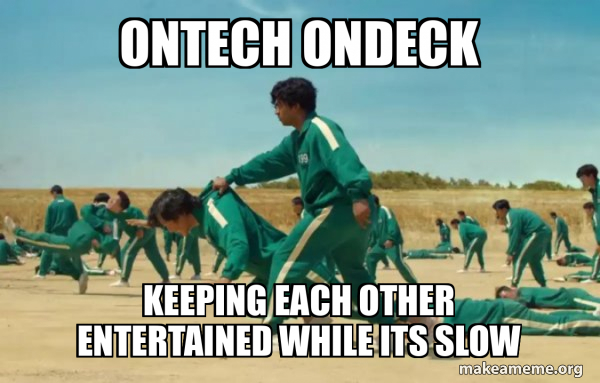 OnTech OnDeck Keeping each other entertained while its slow - Squid ...