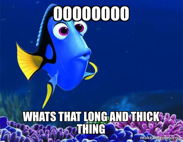 OOOOOOOO whats that long and thick thing - Dory from Nemo (5 second ...