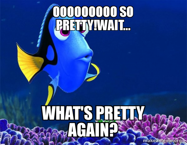 OoOoOoOoO SO PRETTY!WAIT... WHAT'S PRETTY AGAIN? - Dory from Nemo (5 ...