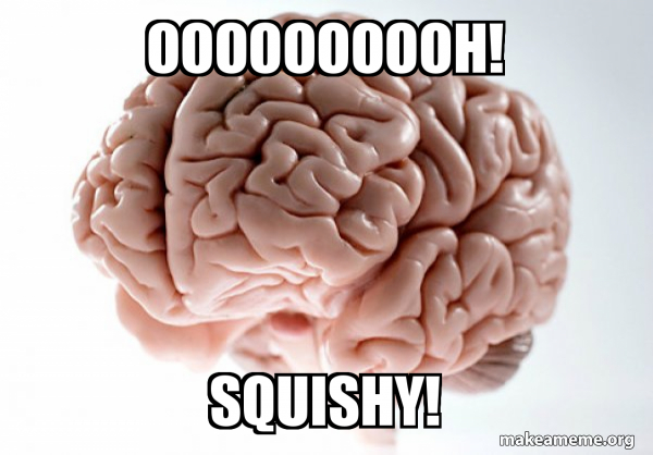 OOOOOOOOOH! SQUISHY! - Scumbag Brain Meme Generator