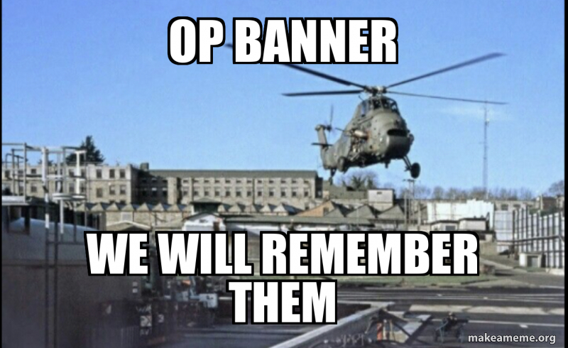 Op banner We will remember them Meme Generator