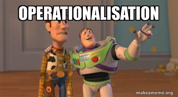 OPerationalisation - Buzz and Woody (Toy Story) Meme Meme Generator