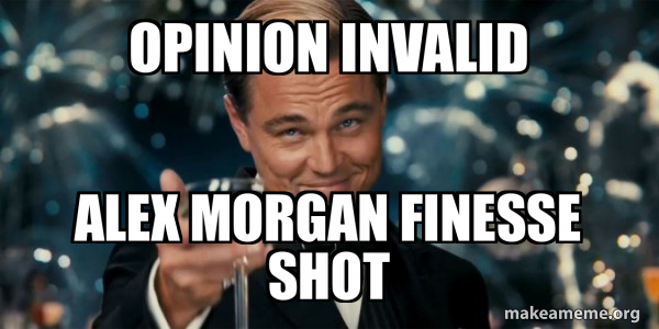 Opinion Invalid Alex Morgan Finesse Shot - Great Gatsby Reaction ...