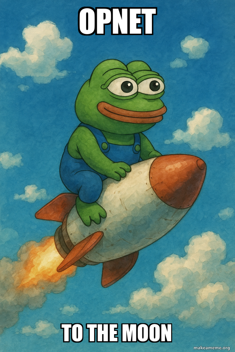 Opnet To the moon Meme Generator